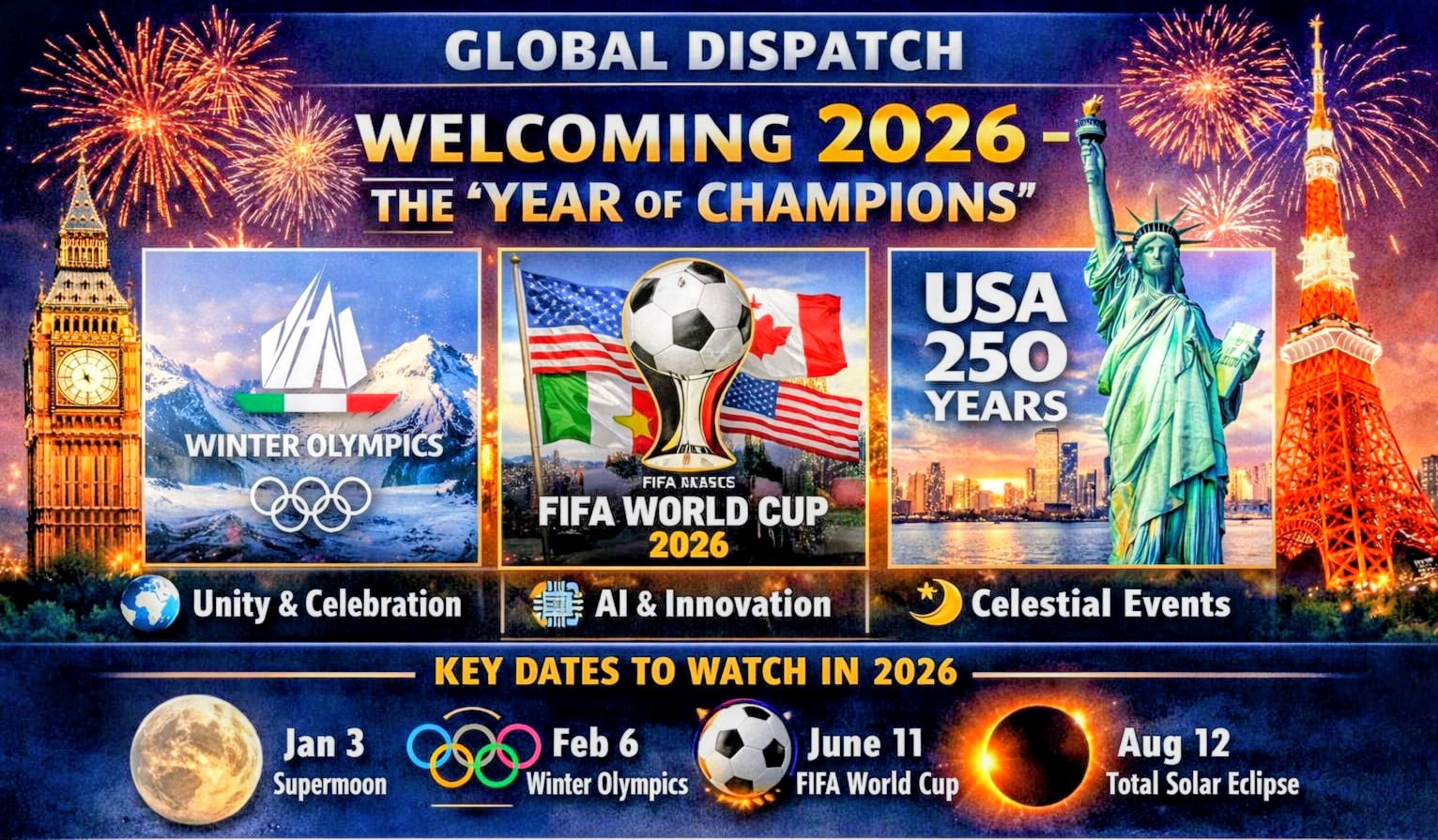 World Welcomes 2026 with Unity, Optimism, and a “Year of Champions ...
